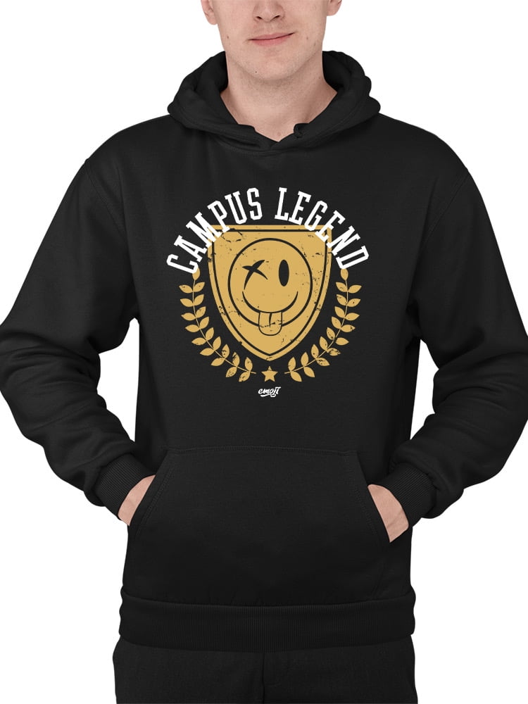 Campus Legend Shield - Retro College Graphic Men's Hoodie - Walmart.com
