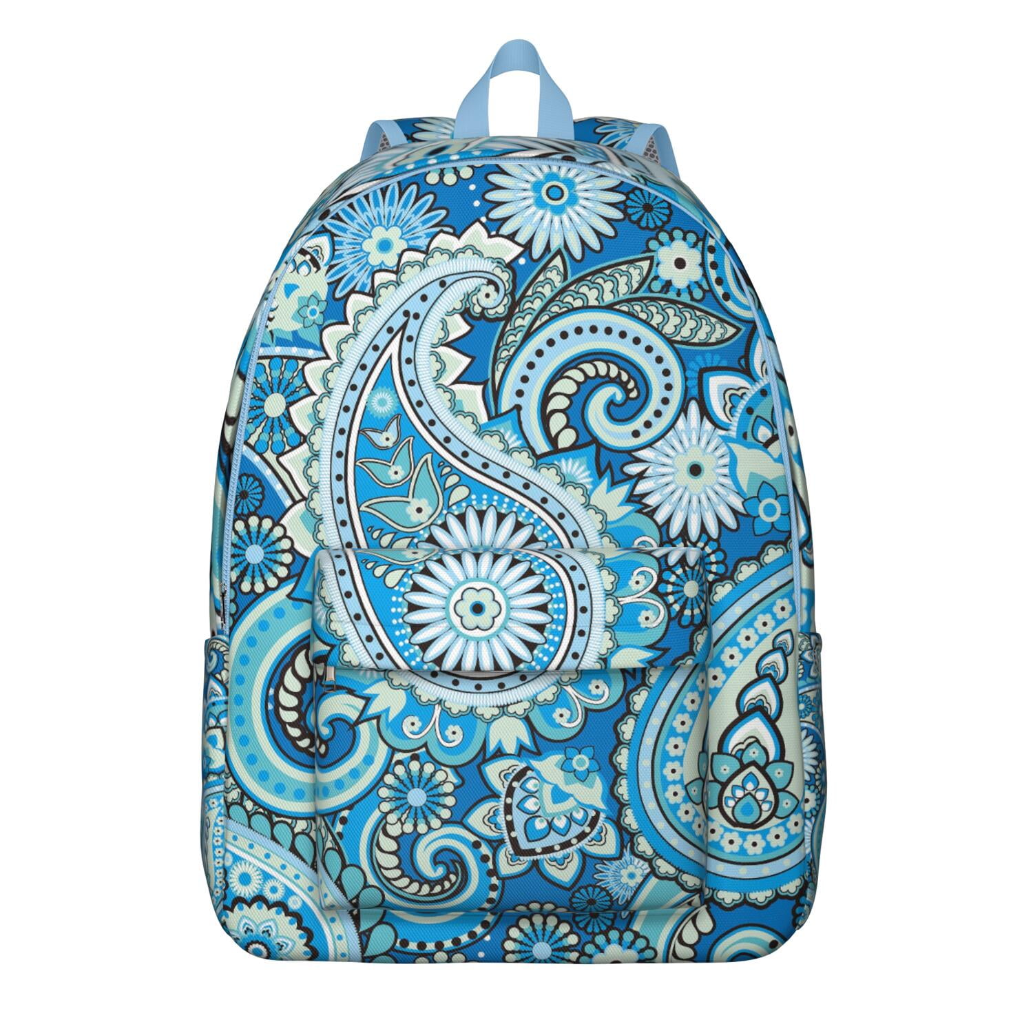 Campus ready boho paisley backpack, equipped with a padded sleeve for ...