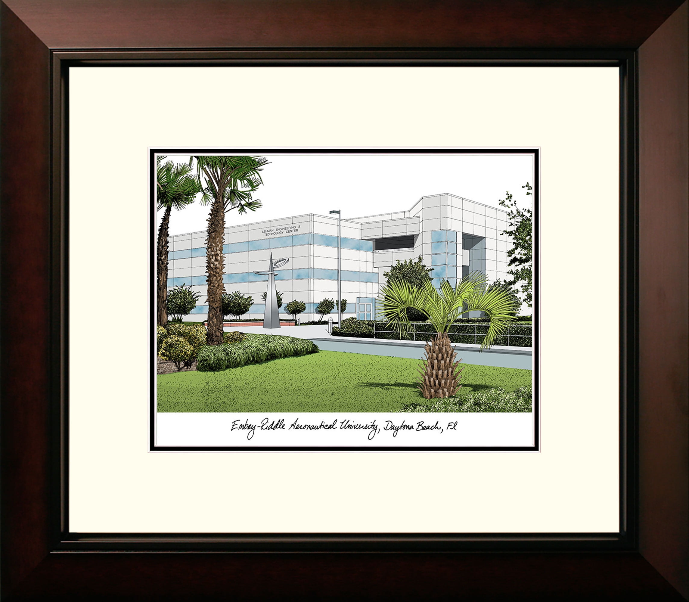 Campusimages FL995LR Embry-Riddle University Legacy Alumnus Framed ...