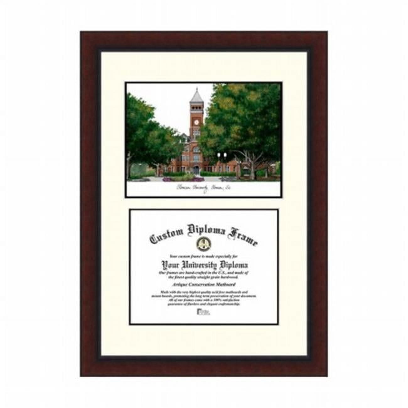Campusimages SC994LV Clemson University Legacy Scholar Diploma Frame ...