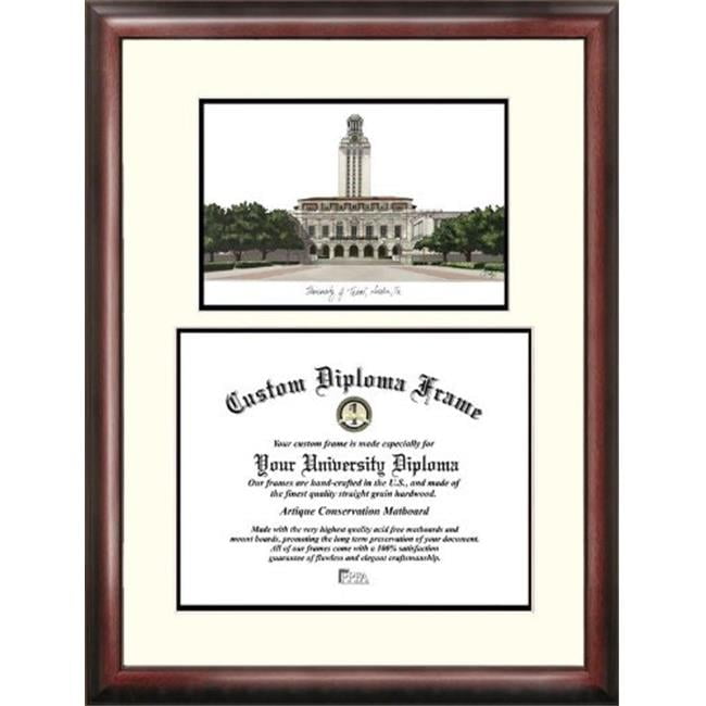 Campusimages University of Texas Austin Legacy Scholar Diploma Frame ...