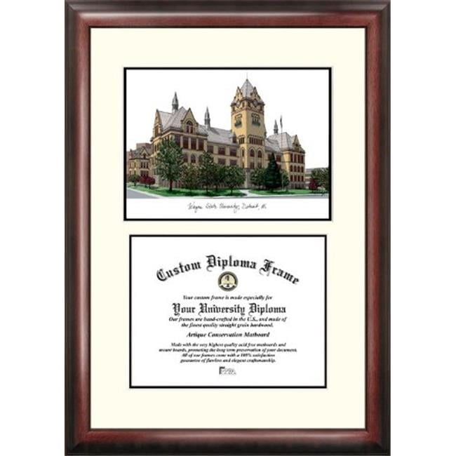 Campusimages Wayne State University Legacy Scholar Diploma Frame ...
