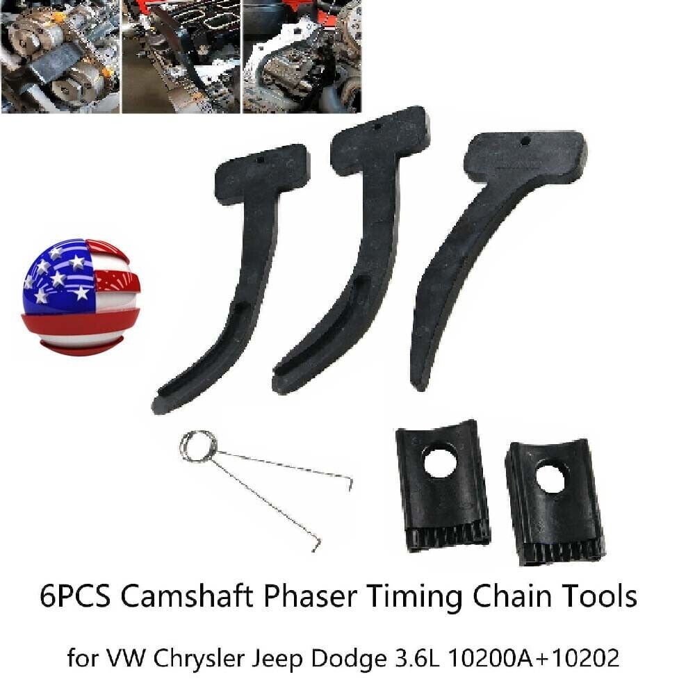 Camshaft Phaser Timing Chain Tool For VW Chrysler 3.6L 10200A+10202 ...