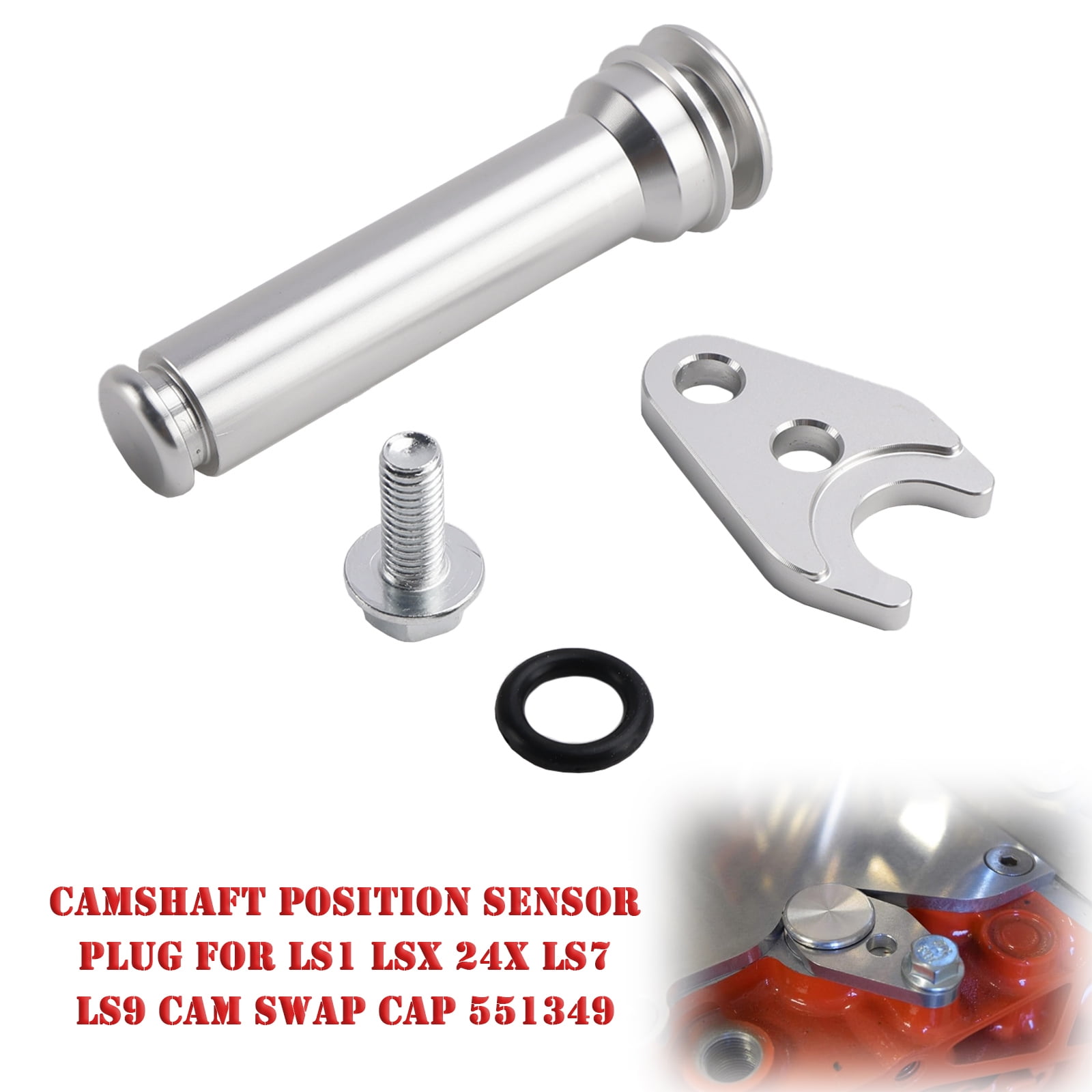 Camshaft Position Sensor Plug for LS1 LSX 24X LS7 LS9 Cam Swap Cap ...