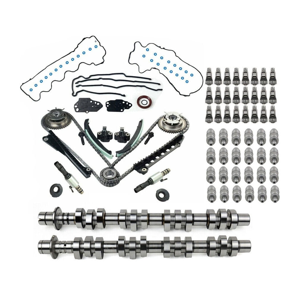 Camshafts Lifters Rocker Arms Timing Chain for 5.4L Triton 3V Ford F150 ...