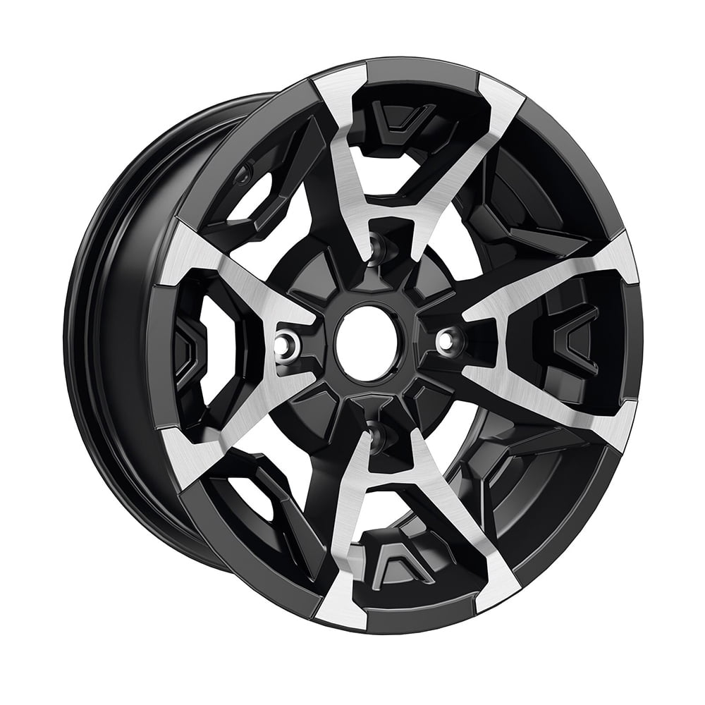 Can-Am 705401848 OEM Machined Black 14" XMR Front Rim for Defender ...