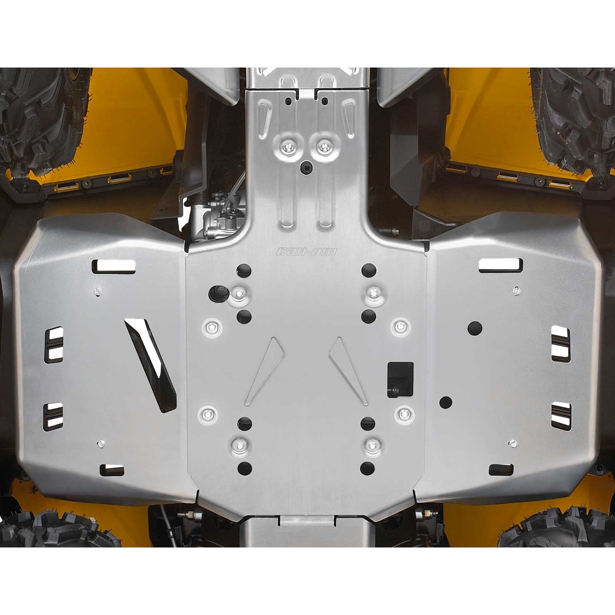 Can-Am 715002078 OEM Central Chassis Skid Plate for 2013-2018 Outlander ...