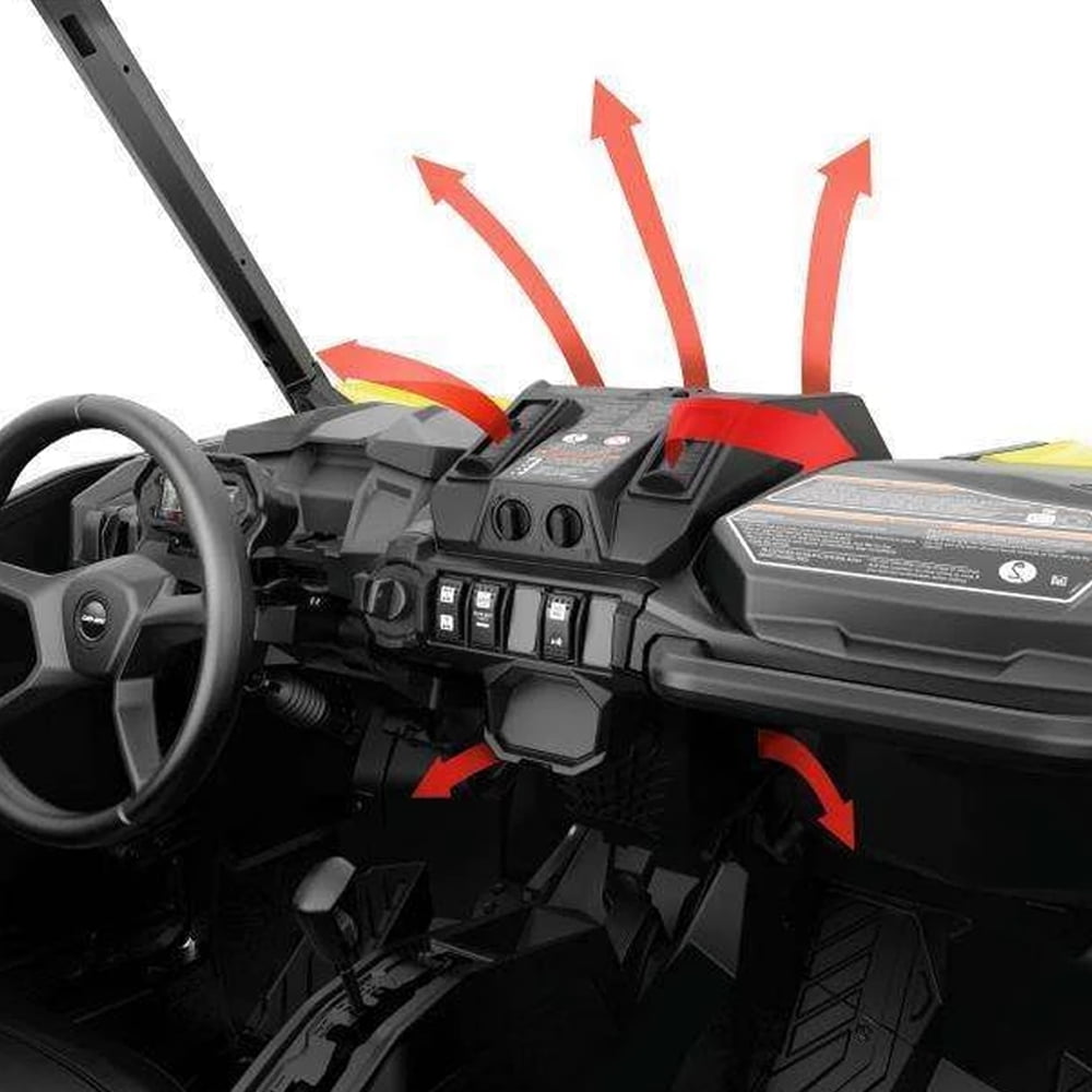 Can-Am 715003678 Defrost Heat & Ventilation System Maverick Trail Sport ...