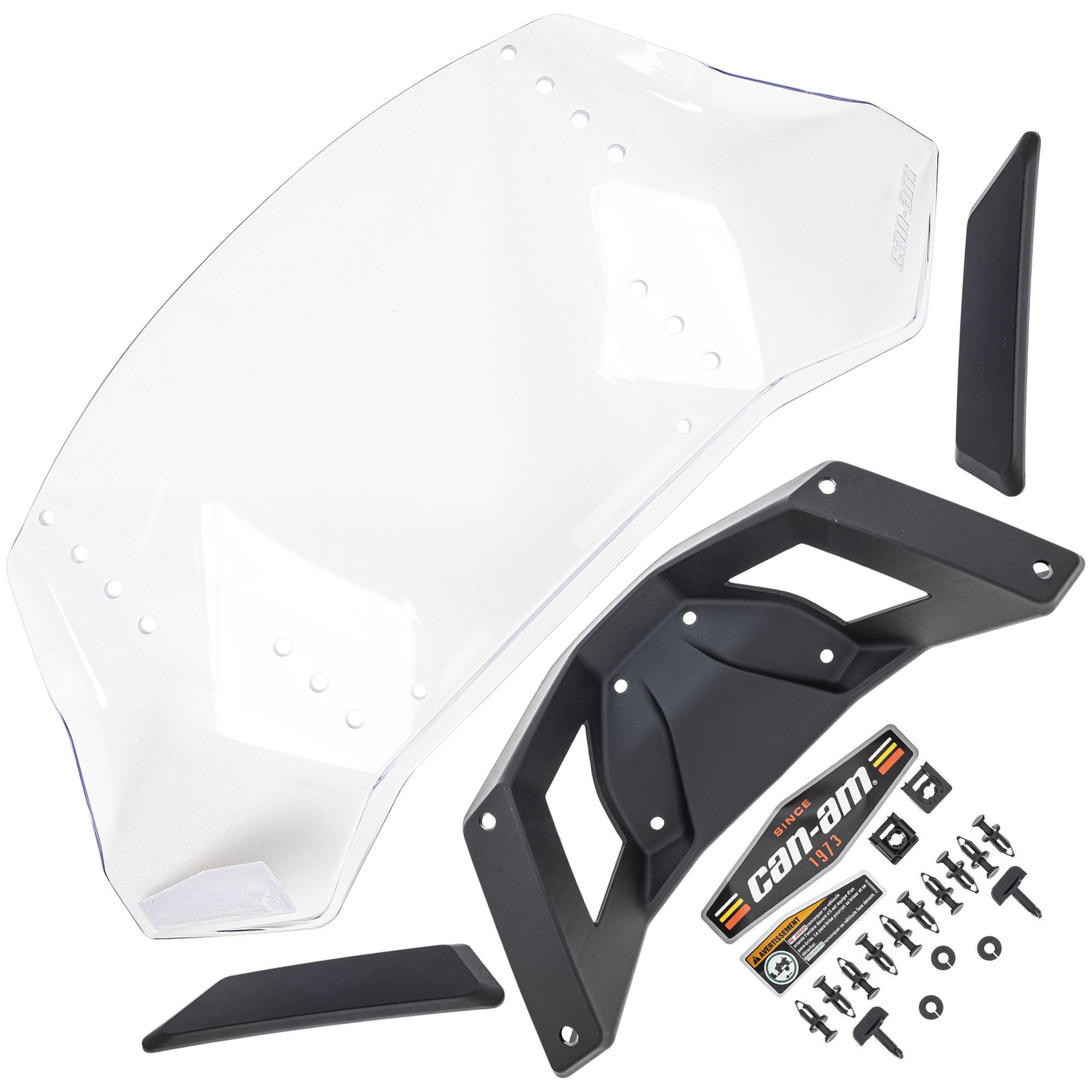 Can-Am 715005860 BRP Adventure Low Windshield 255 mm Kit - Walmart.com