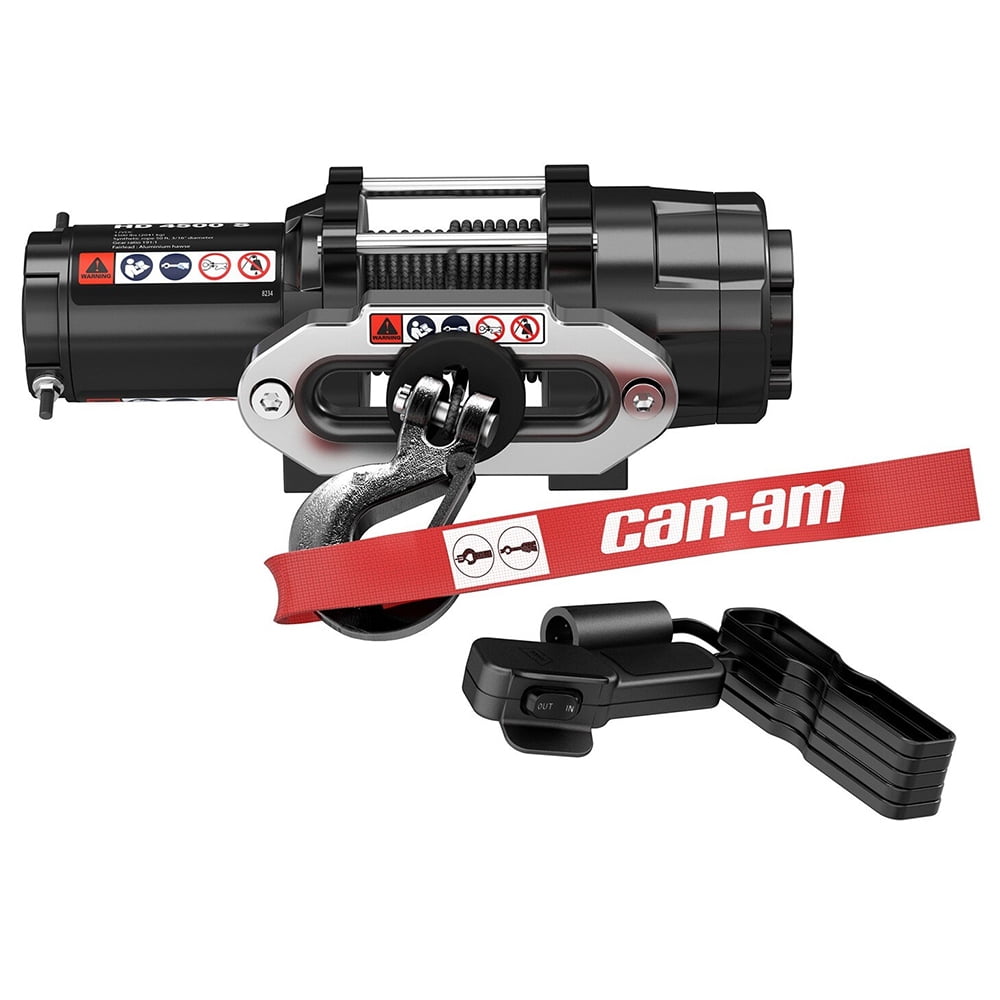 Can-Am 715006417 HD 4500-S Winch for Defender, Maverick X3, Trail Sport ...