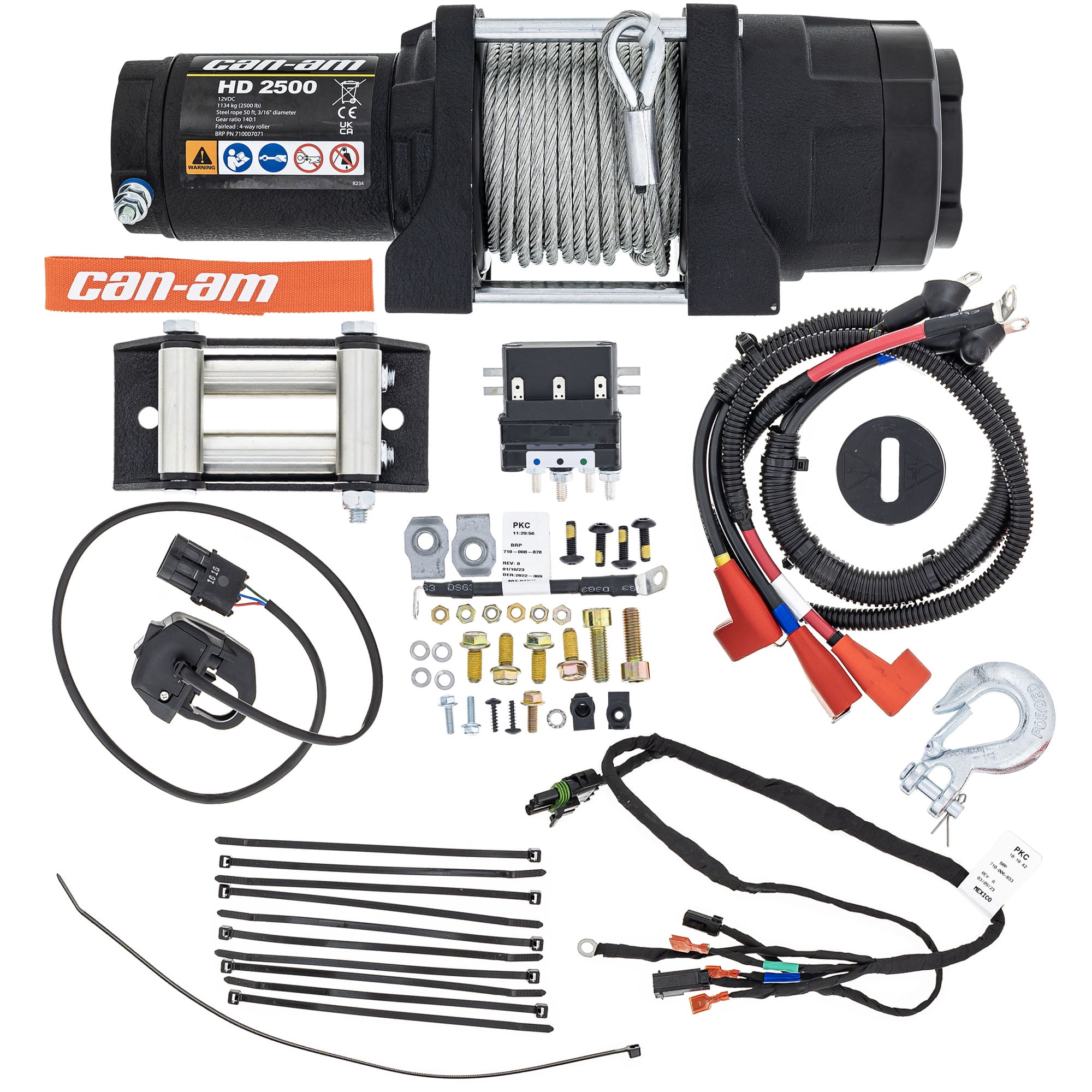 Can-Am 715006973 BRP Can Am HD 2500 Winch Kit - Walmart.com