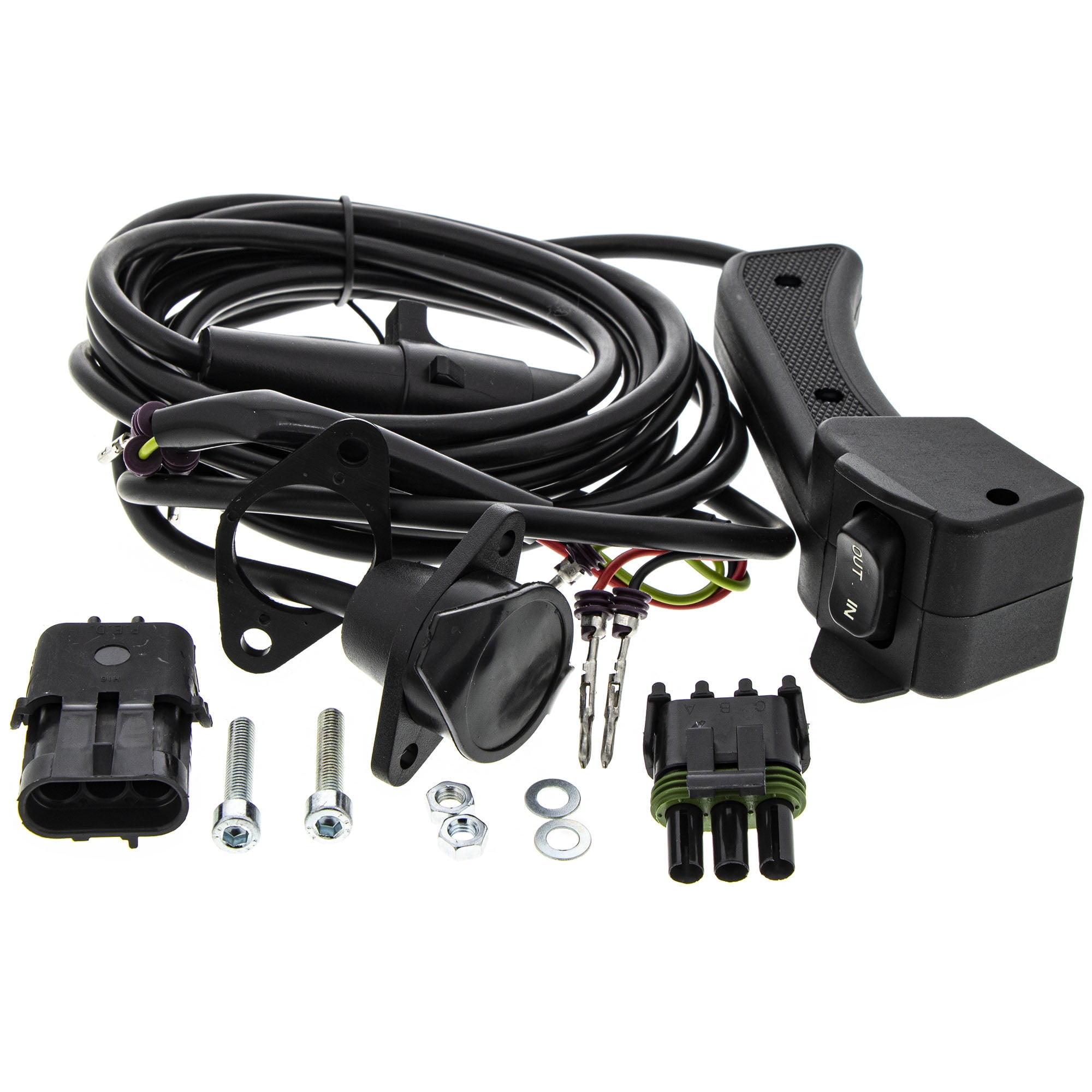 Can-Am 715008121 Wired HD Winch Remote Control Defender Maverick ...