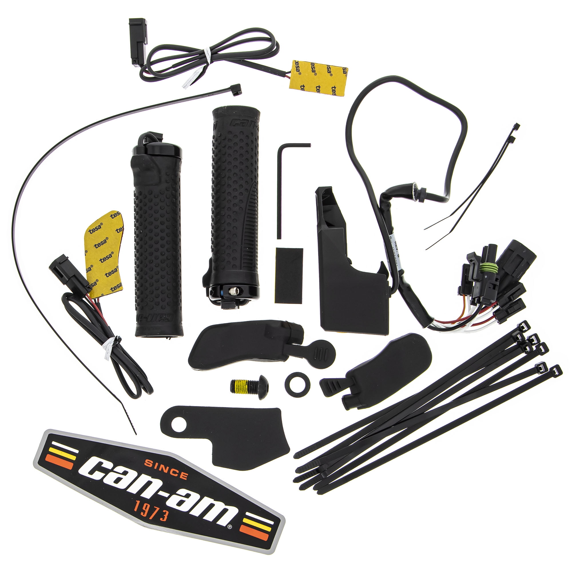 Can-Am 715008739 Heated Grips & Thumb Throttle Combo Outlander Renegade ...