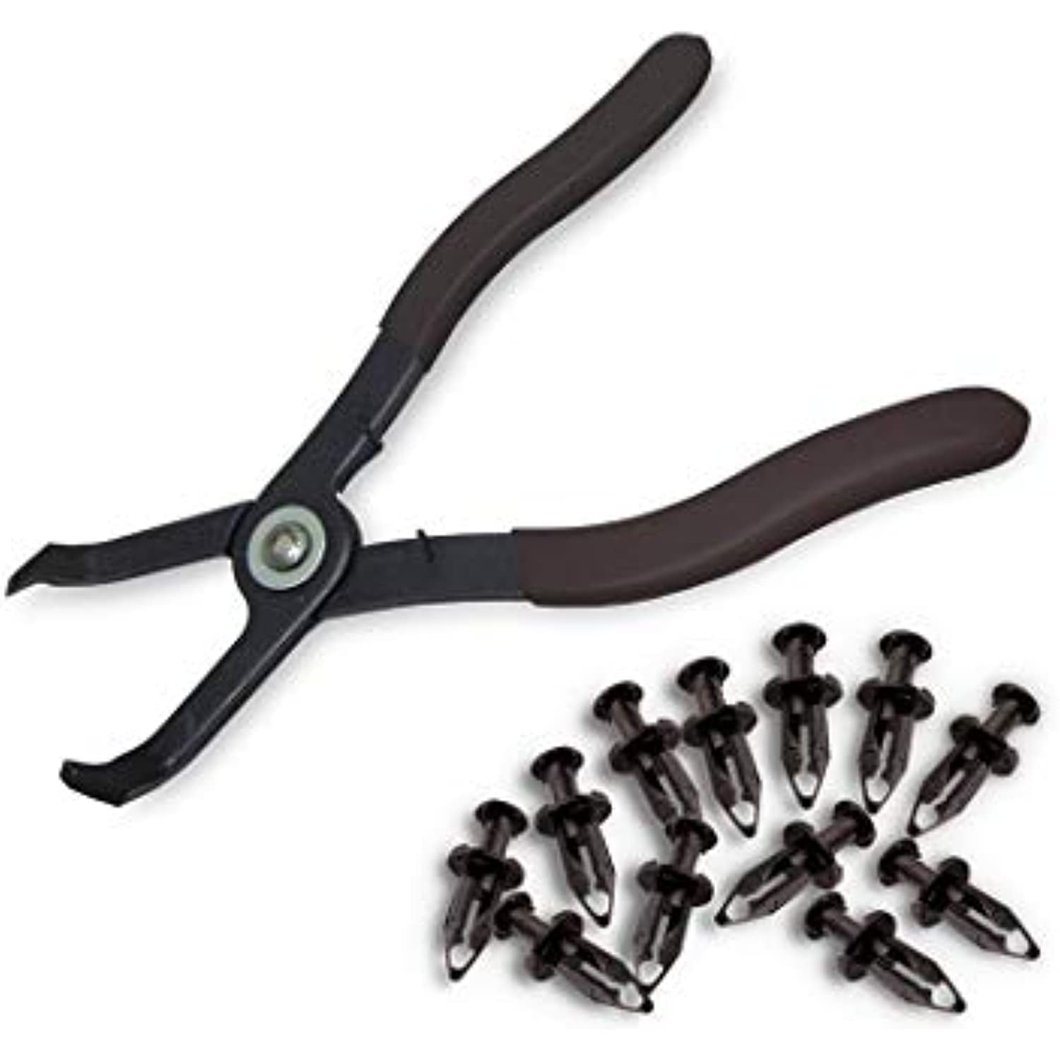 Can-Am ATV UTV Tuflok Body Rivet Removal Tool with 12 Plastic Rivets ...