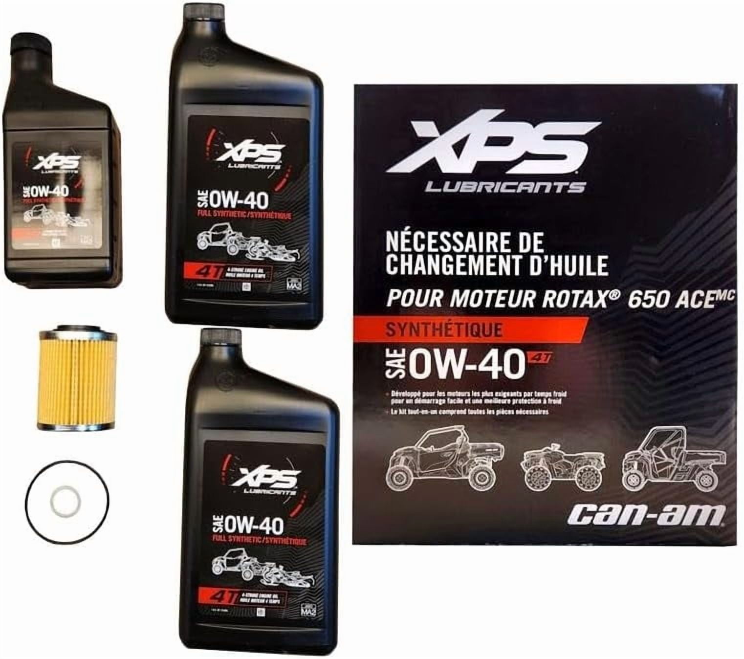 Can Am Defender Hd7 Outlander 500 700 Xps 0W40 Oil Change Kit 9779481 ...
