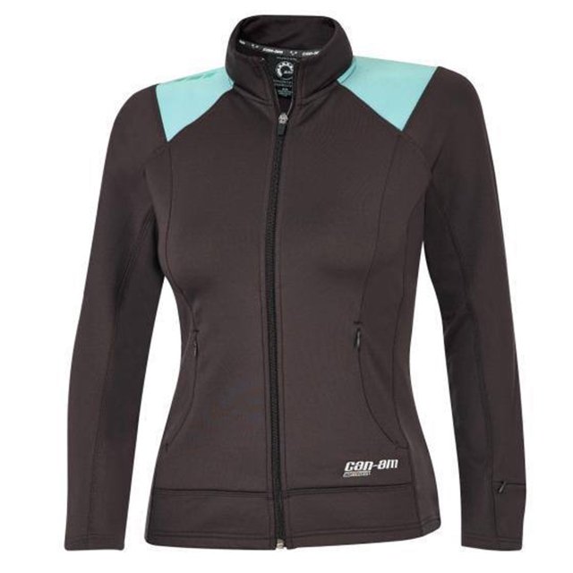 Can-Am New OEM Ladies Small Charcoal Grey Micro Polyester Top ...