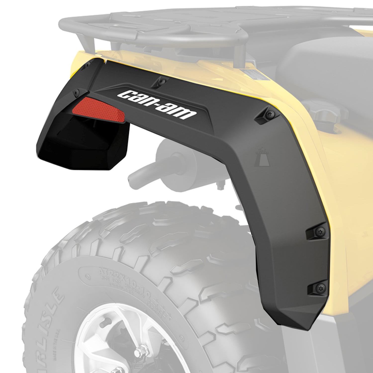 Can-Am New OEM Outlander L, Max Extended Fender Flare Mud Guard Kit ...