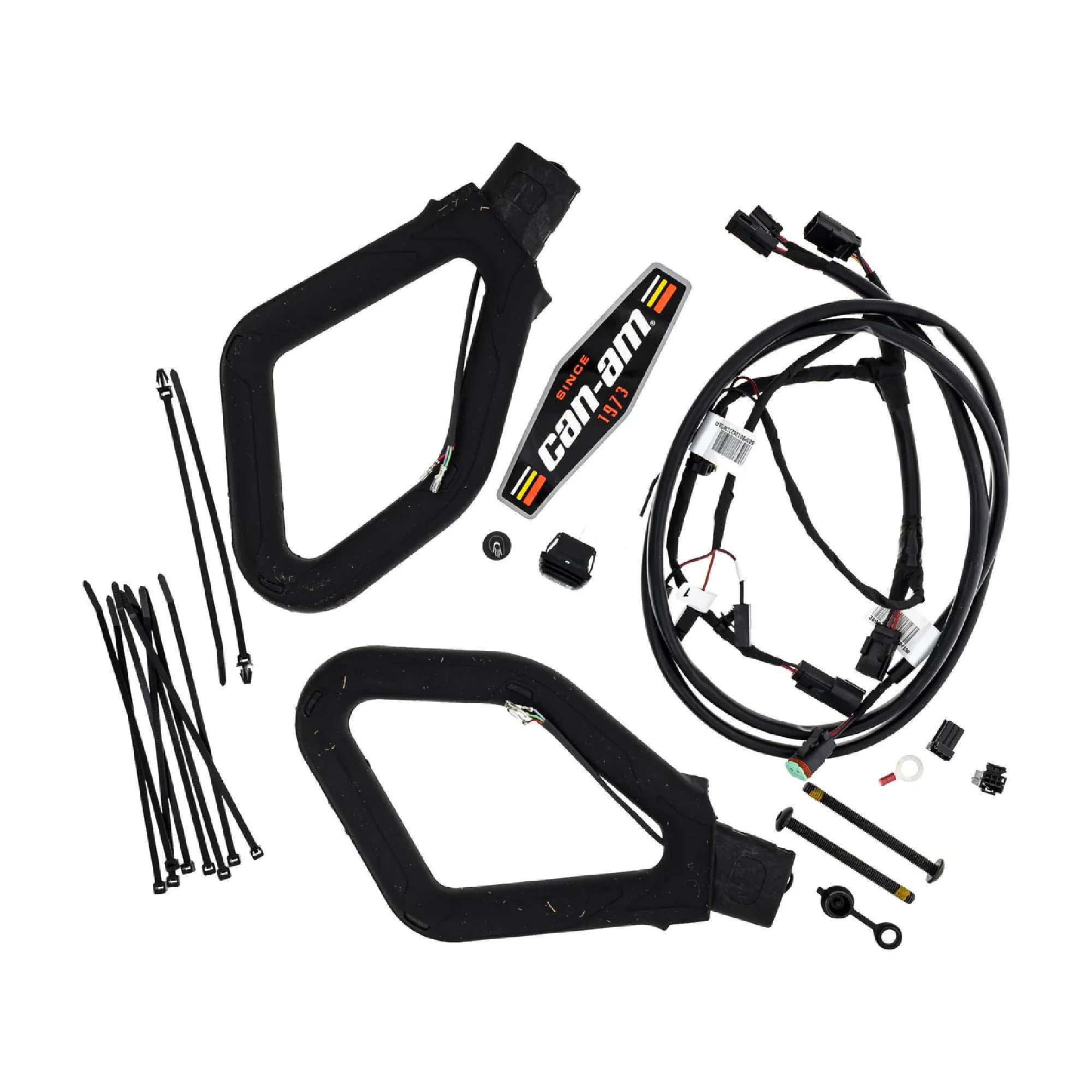 Can-Am OEM Heated Passenger Grips & Visor Outlet Kit for Outlander ...