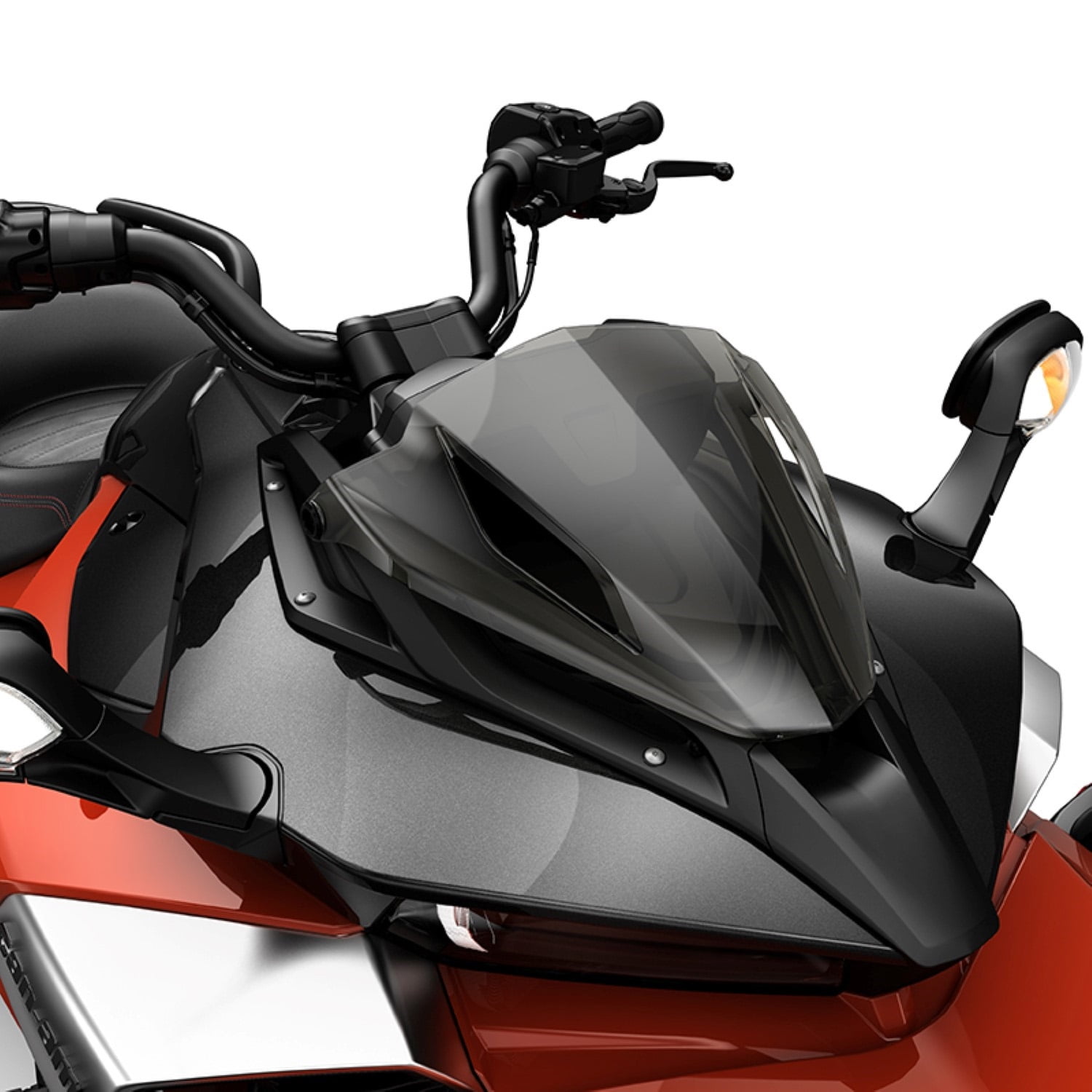 Can-Am New OEM Spyder Roadster F3 Gauge Tinted Support Spoiler Cover ...