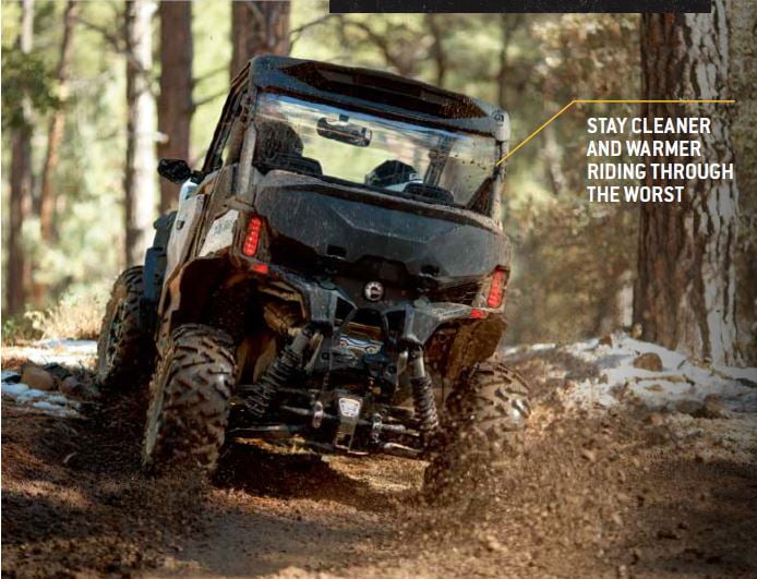 Can-Am New OEM Trail & Sport Rear Polycarbonate Window, 715006113 ...