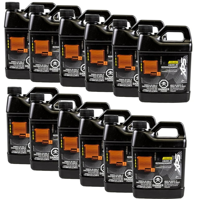 Can-Am OEM XPS Extended Life Pre-Mixed Coolant (Orange) - 12 Quarts ...