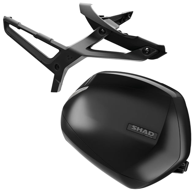 Can-Am Motorcycle Accessories: Ryker Hard Saddlebag & Aluminum Rack ...