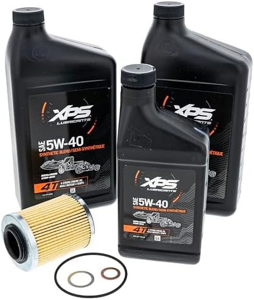 Can-Am OEM XPS Engine Oil Change Kit 5W-40 Rotax 500 cc or More, 779258 ...
