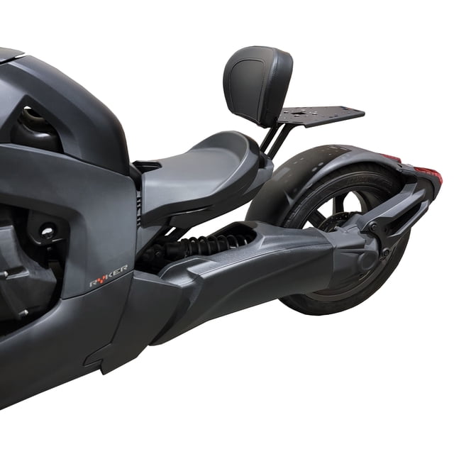 Can Am Ryker Luggage Rack Backrest Combo w/ Shad Small Case Kit ...