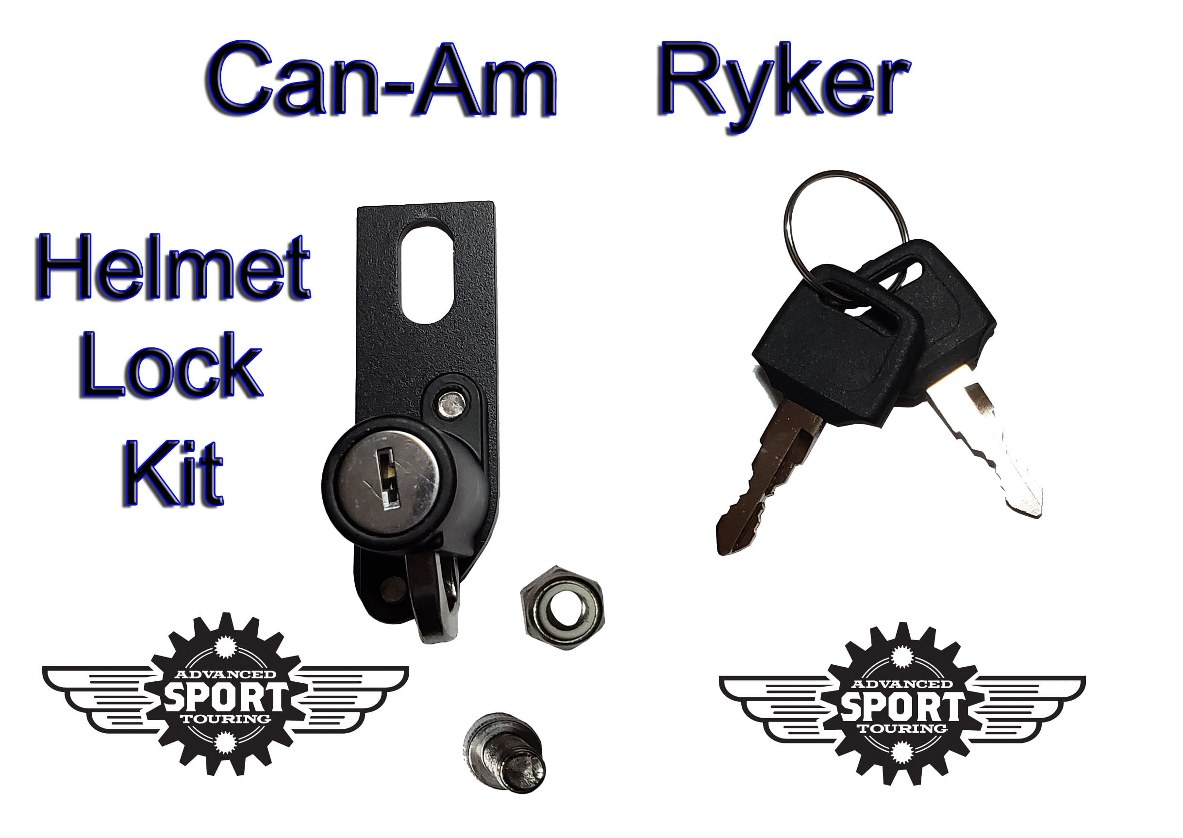 Can-Am Ryker Single Helmet Lock Kit - Motorcycle Accessories ...