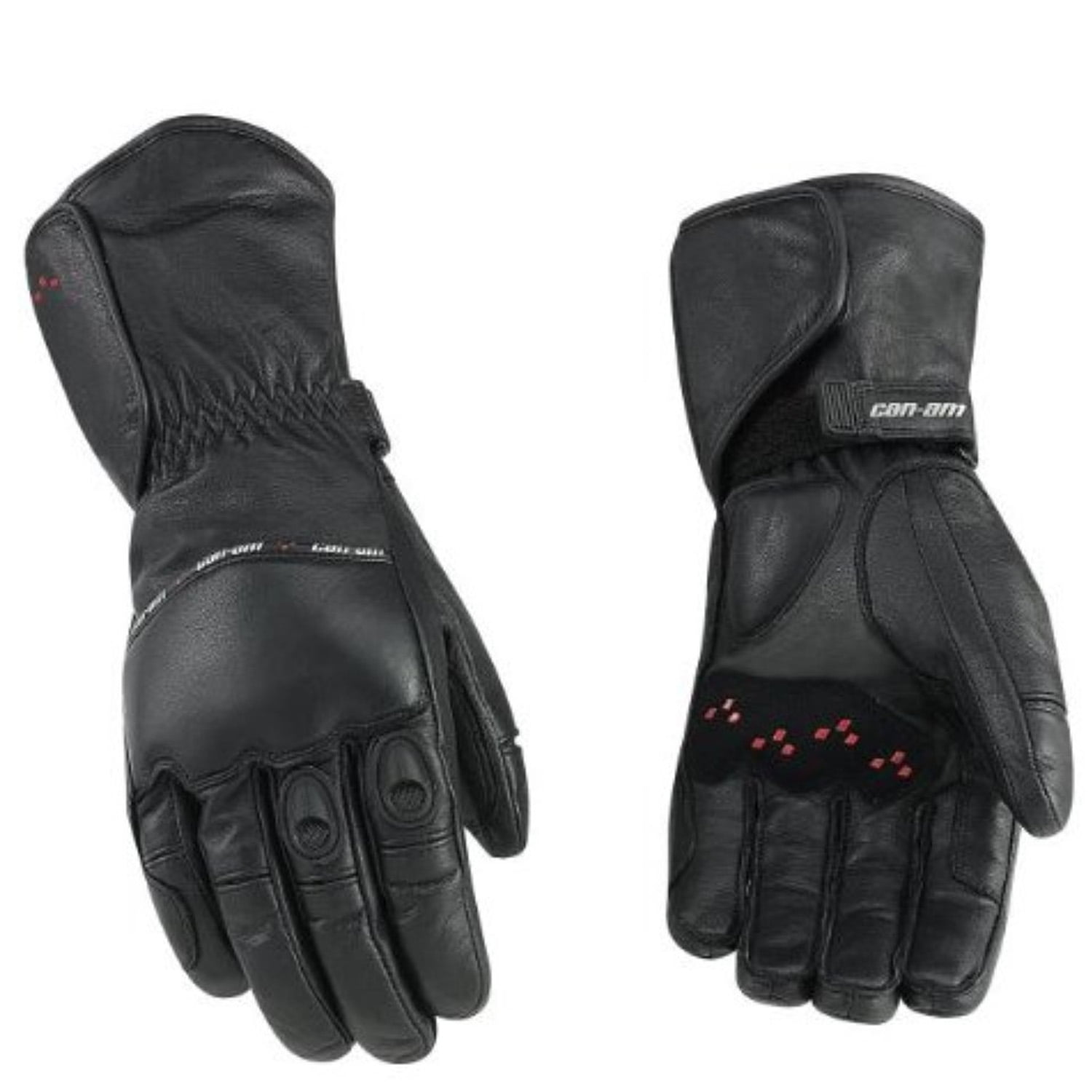 Can-Am Spyder Motorcycle New OEM Leather Riding Gloves Black Long ...