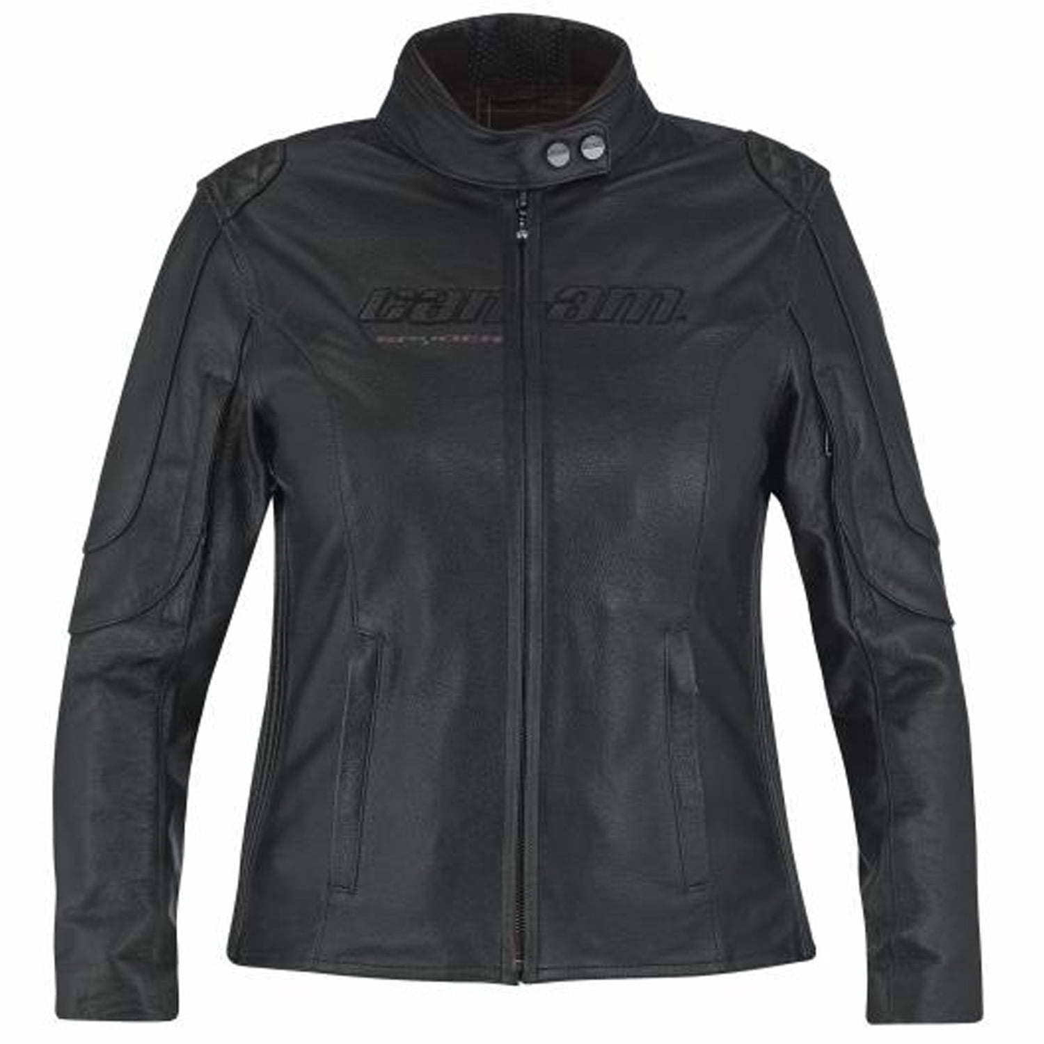 Can-Am Ladies Veronica Leather Jacket, Black, Large - Walmart.com