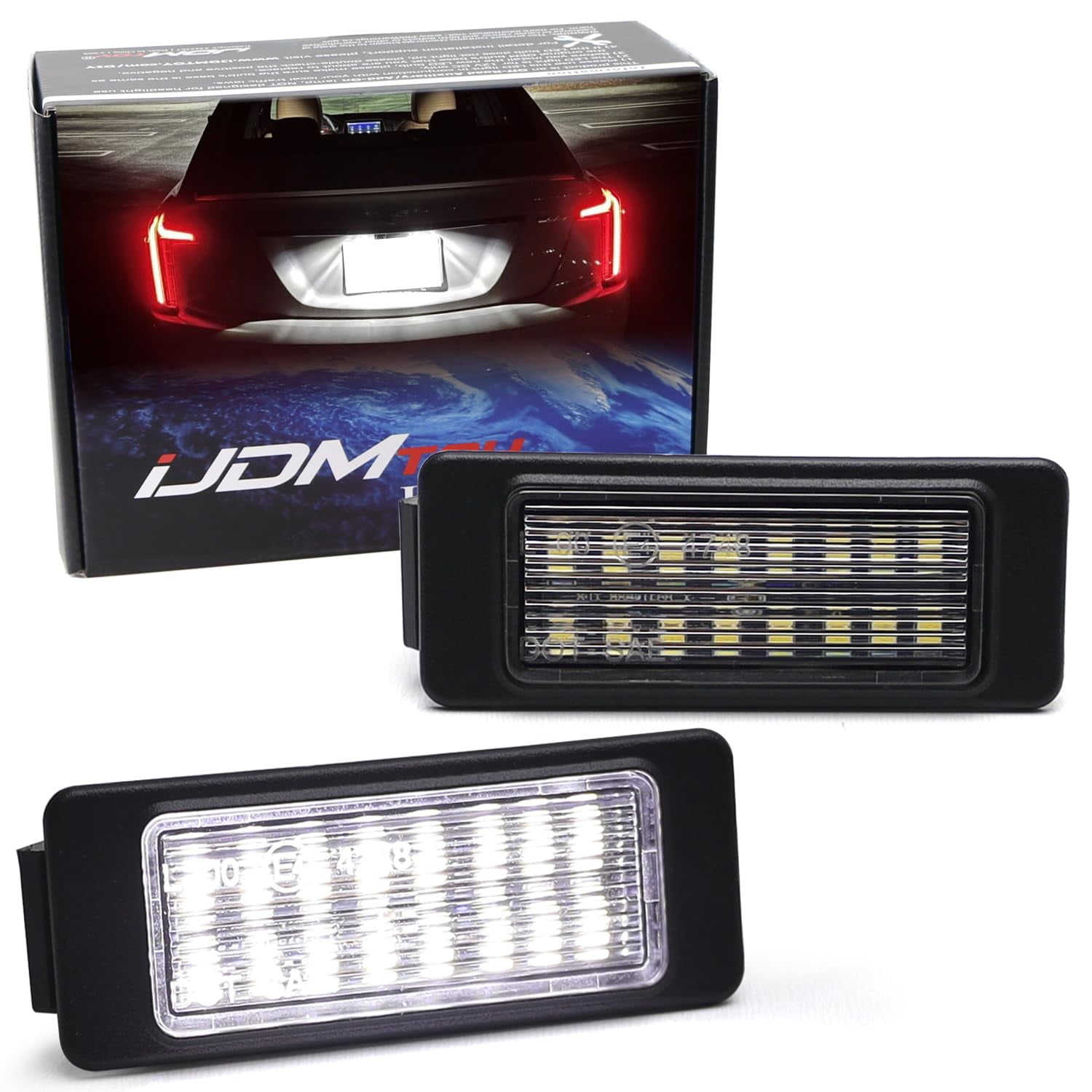 Can-Bus Error Free OEM-Fit 3W Full LED License Plate Light Kit For ...