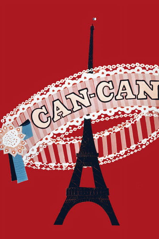 Can-Can Eiffel Tower poster concept art 24x36 Poster - Walmart.com