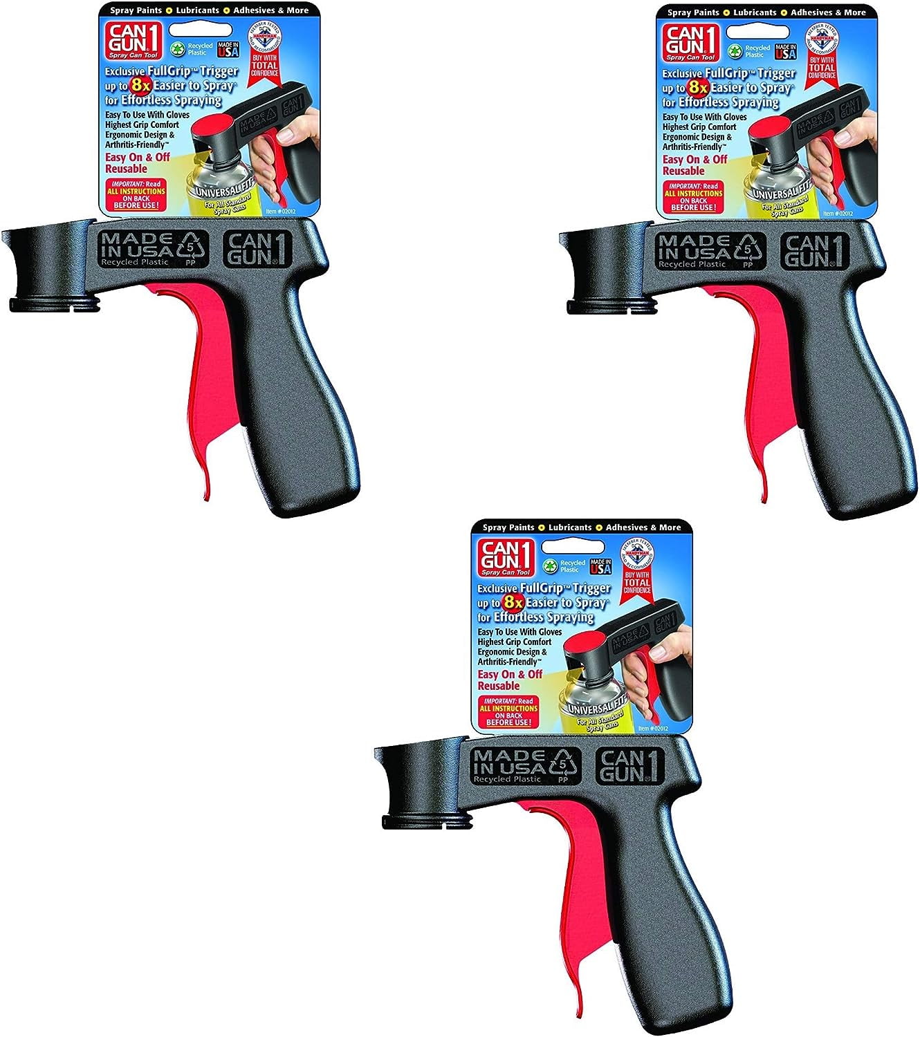 Can-Gun1 2012 Premium Can Tool Aerosol Spray, 3 PACK - Walmart.com