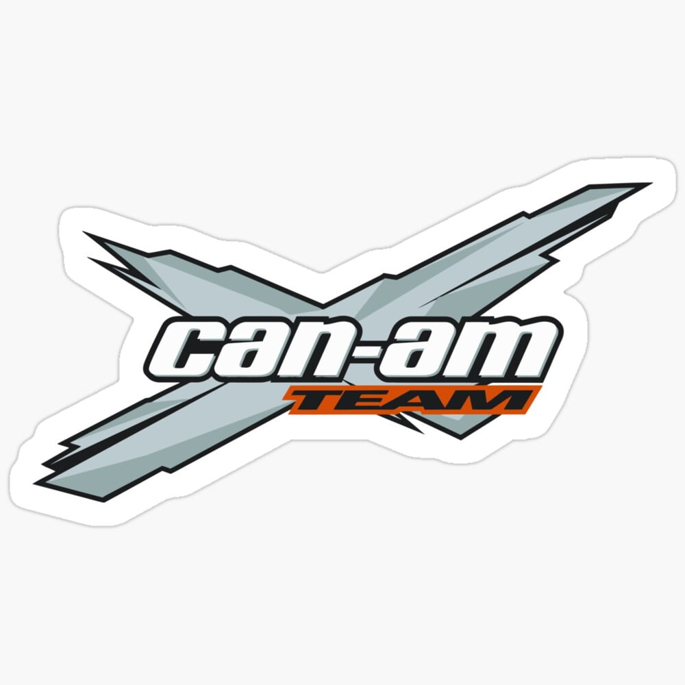 Can I Am Team Off-Road Or On-Road Brp Atv Grey Sticker Phone Decal ...