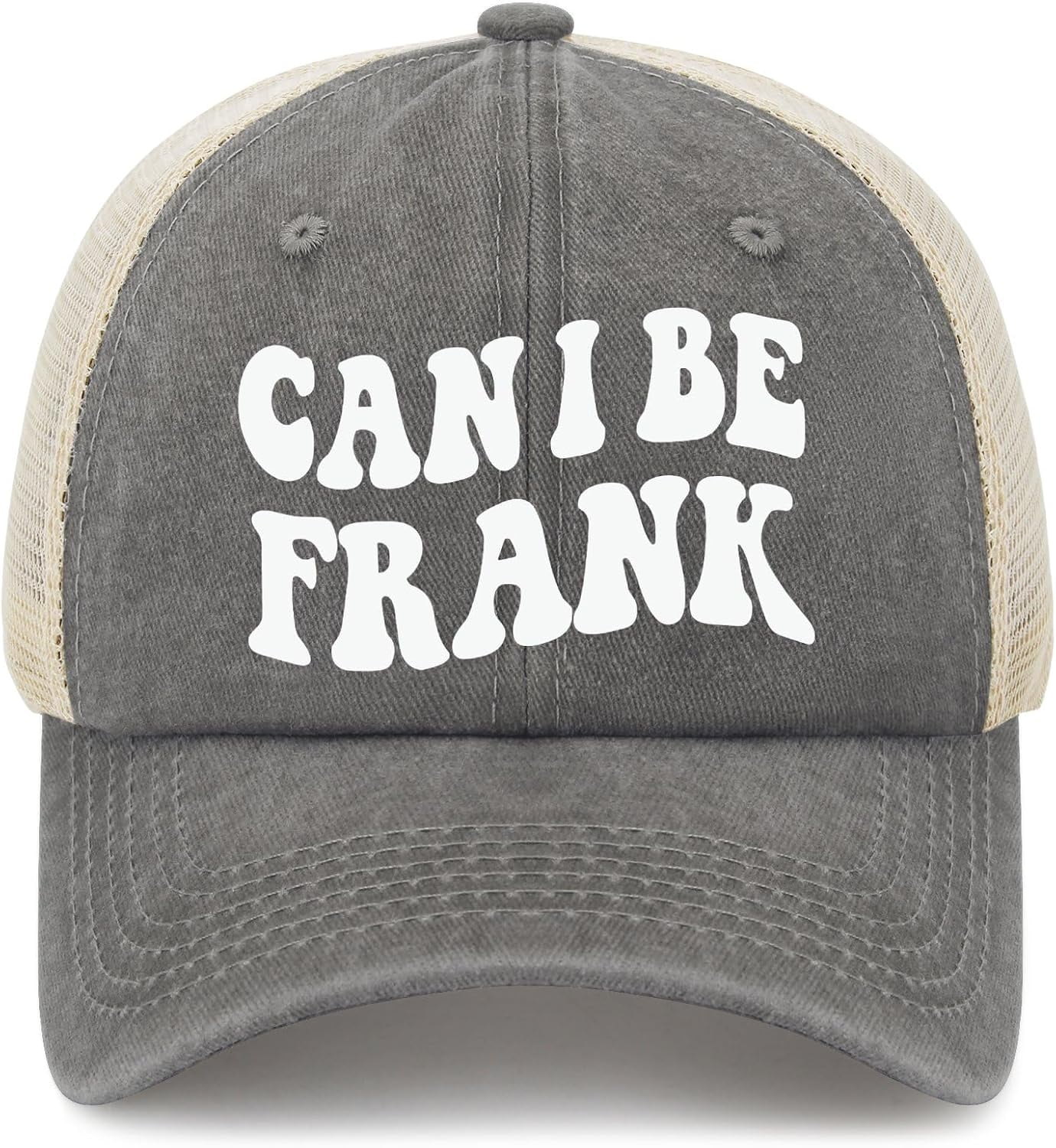Can I Be Frank1 Hat Funny Trucker Hats For Men Dad Hats Funny Birthday ...