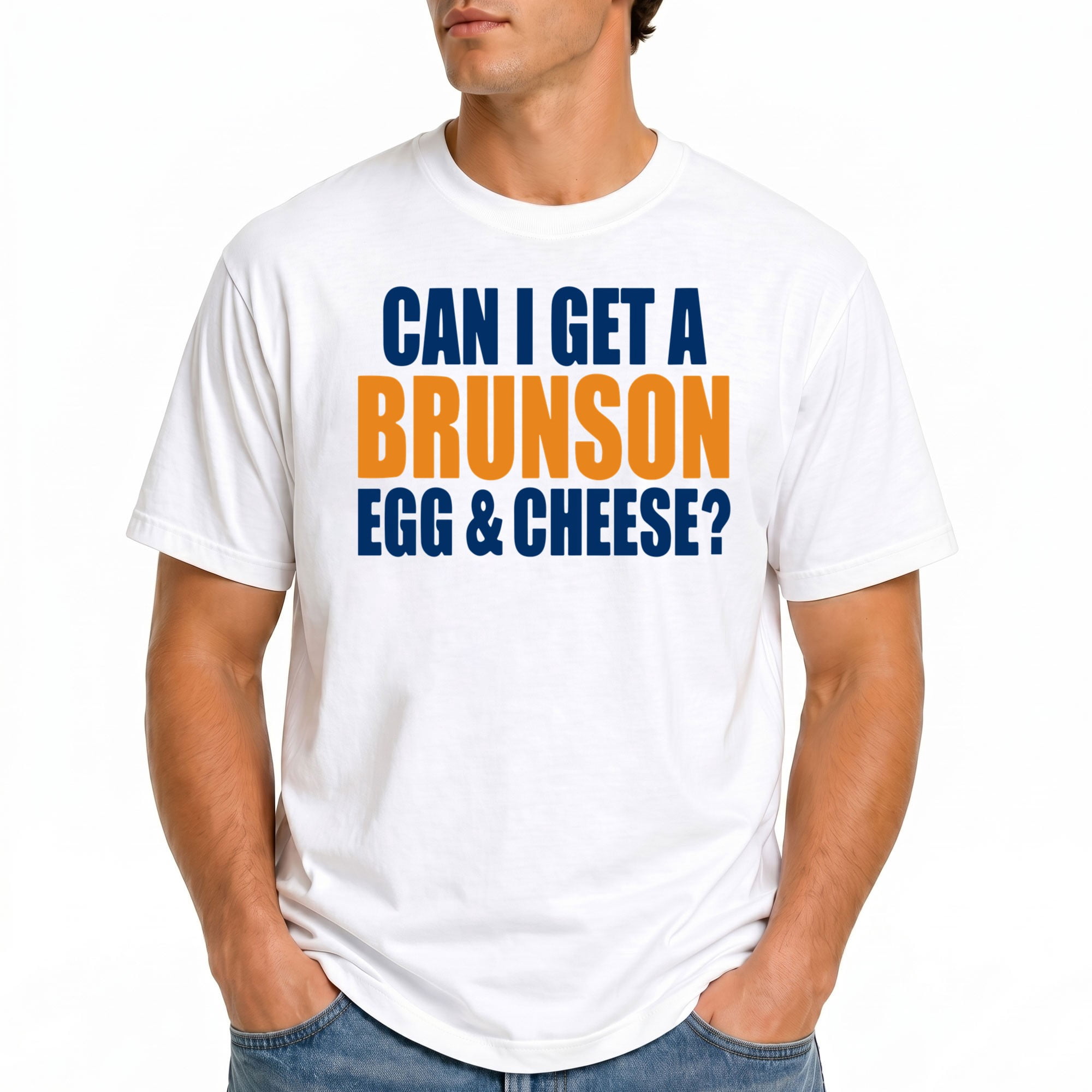 Can I Get A Brunson Egg Cheese T-Shirt – Food Humor Theme – Unisex ...