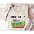 Can I Lick It Periodic Table Sweatshirt, Chemistry Teacher Gift ...