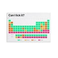 Can I Lick It Periodic Table of Element Poster Funny Art (1) Canvas ...