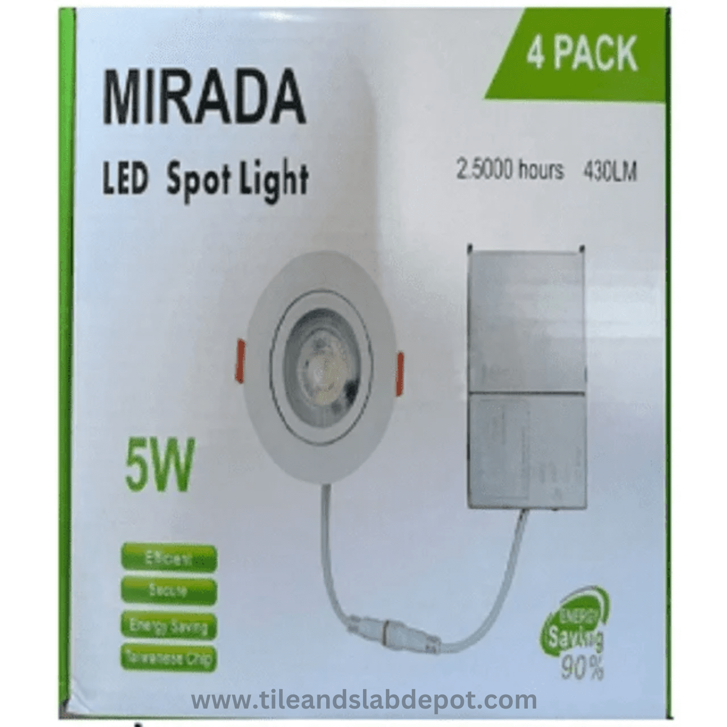 Can LED Lights Energy-Efficient LED Lighting - 5W (Pack of 4) 25000 Hrs ...