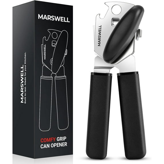 Can Opener Manual, Comfy Grip Hand Held with Magnetic Lifter, Smooth ...