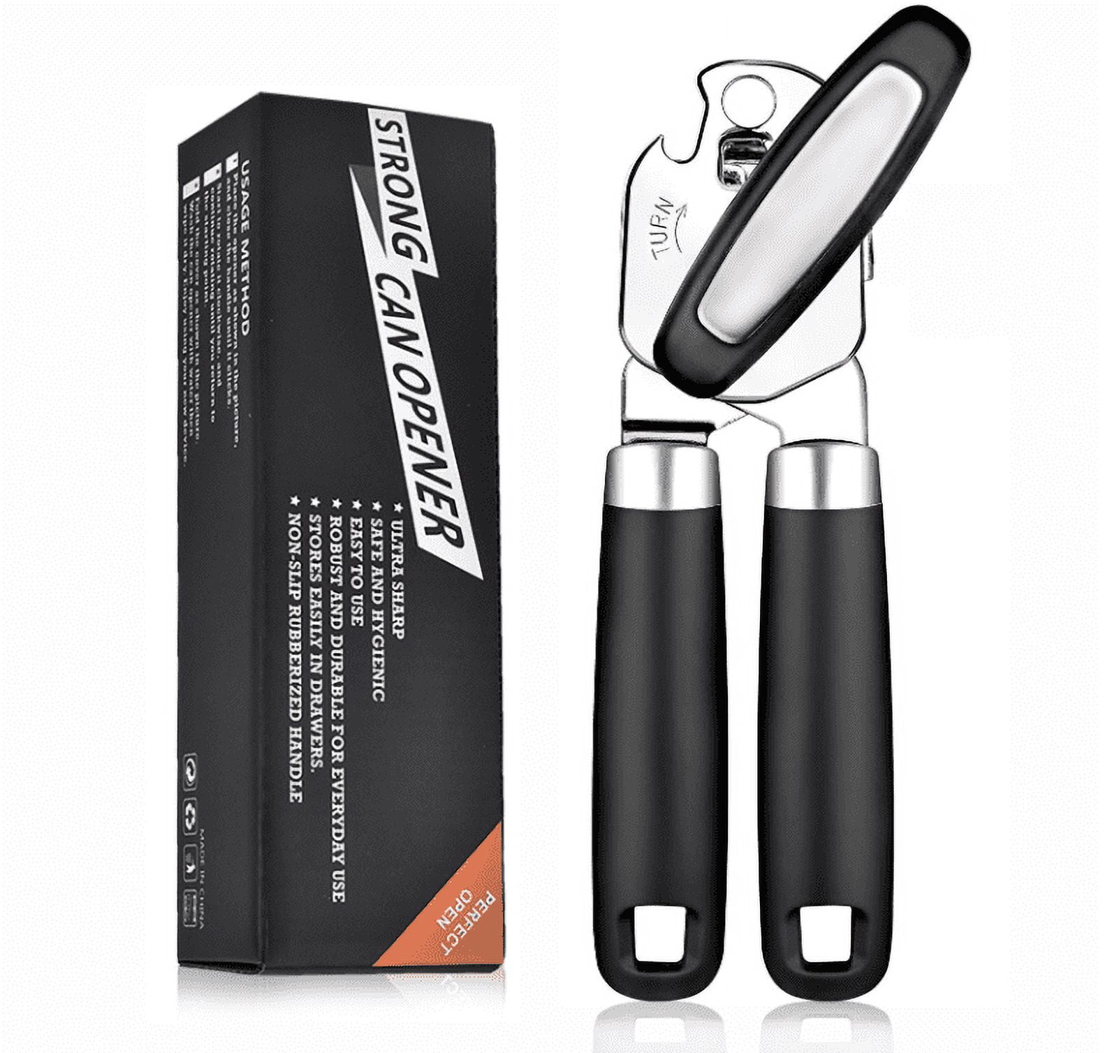 Can Opener Manual Handheld Strong Manual Can Opener Smooth Edge Cut ...