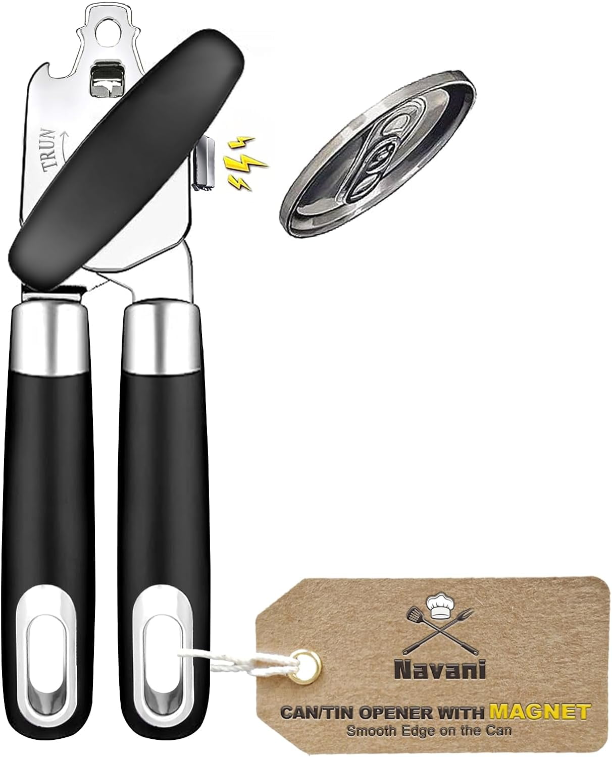 Can Openers with - Heavy Duty Safety Opener for Arthritis Hands - Magic ...