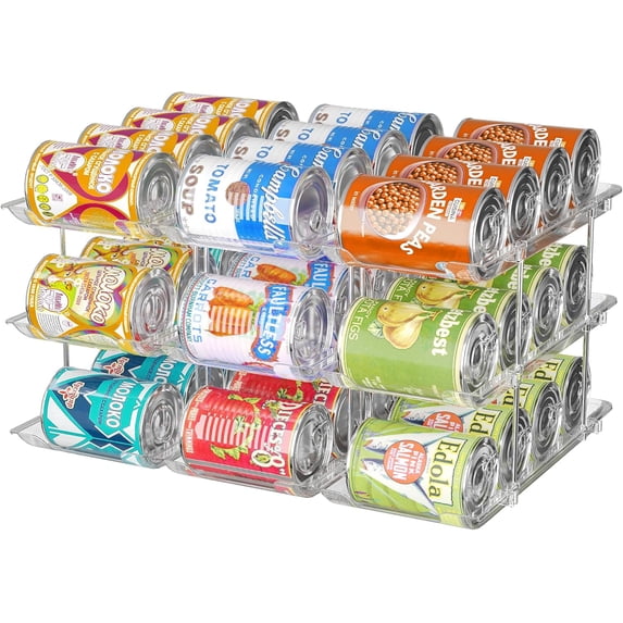Can Organizer for Pantry, 3 Sets 3 Tiers Can Storage Organizer Pantry ...