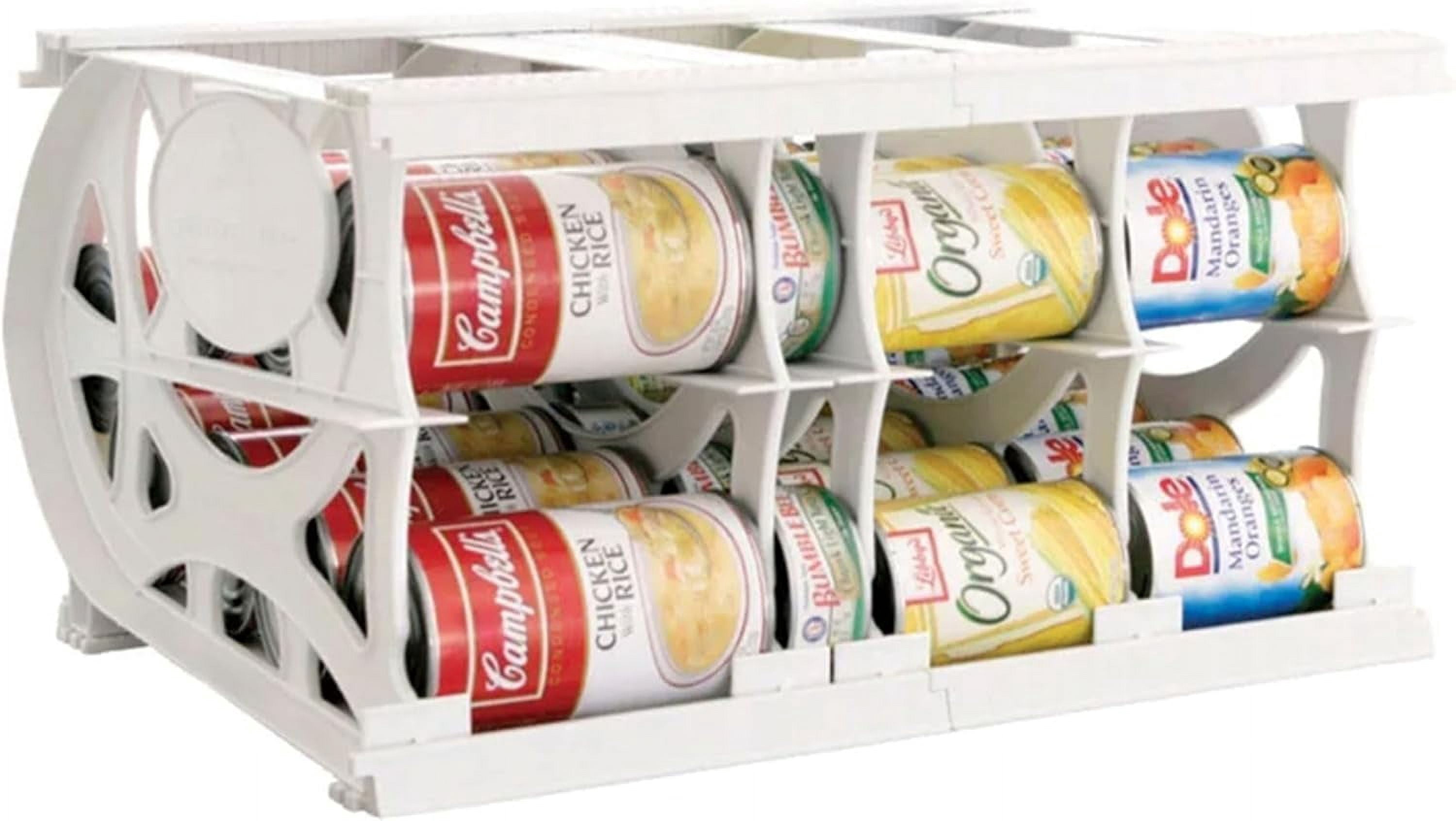 Can Organizer, Pantry Storage Rack, Canned Food and Goods, 60 Cans ...