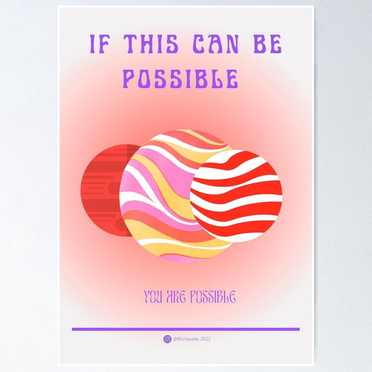 If This Can Be Possible, You Are Possible| Modern Designs | Self Care ...