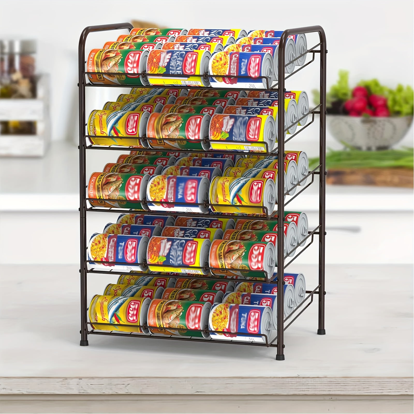 Can Rack Organizer Canned Food Storage Rack for Kitchen And Pantry ...