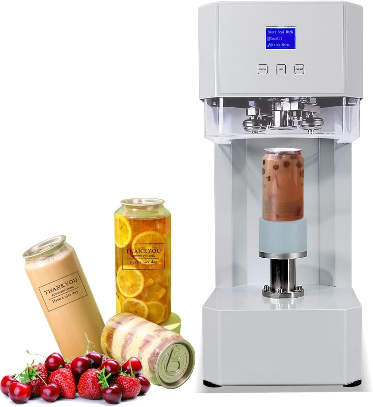 Can Seamer Aluminum Can Sealer, Bubble Tea Tin Can Bottle Sealing ...