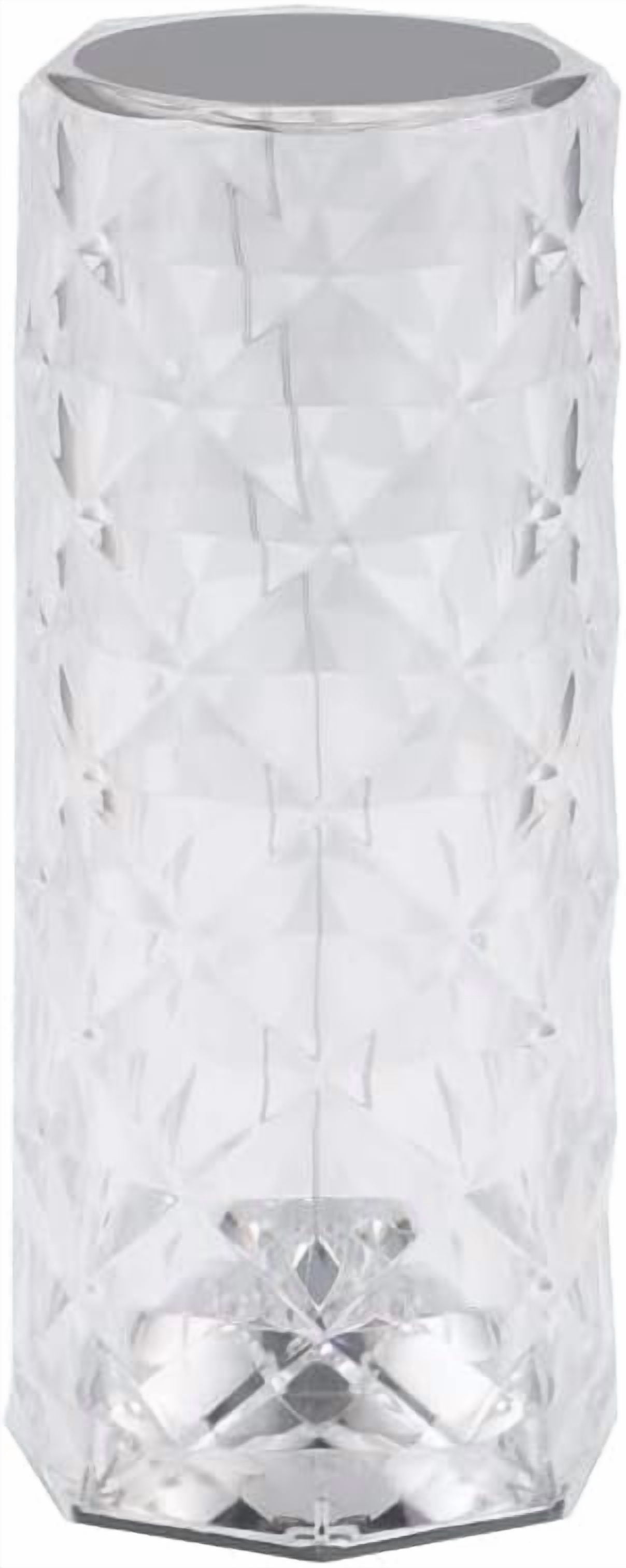 Can Switch 16 Colors Artificial Crystal Table Lamp RGB Color Changing ...