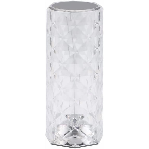 Can Switch 16 Colors Artificial Crystal Table Lamp RGB Color Changing ...